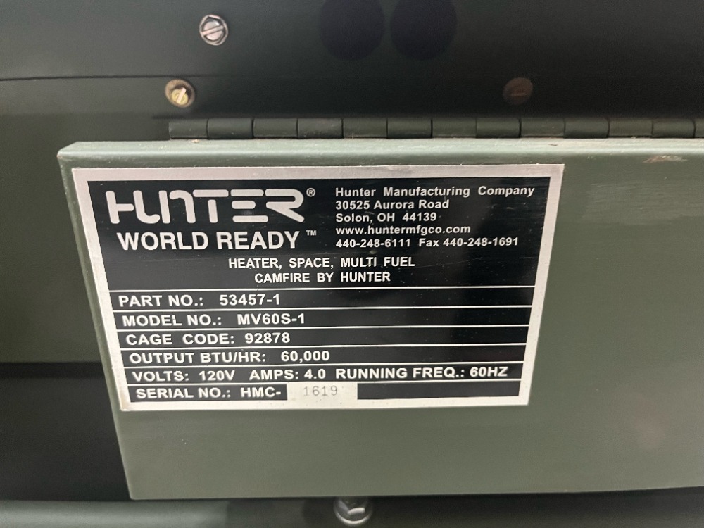 MV60CG Tent Heater (Campfire) - General Jim's SurplusGeneral Jim's Surplus
